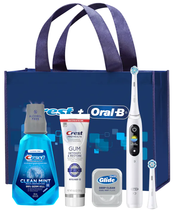 crest toothpaste and toothbrush